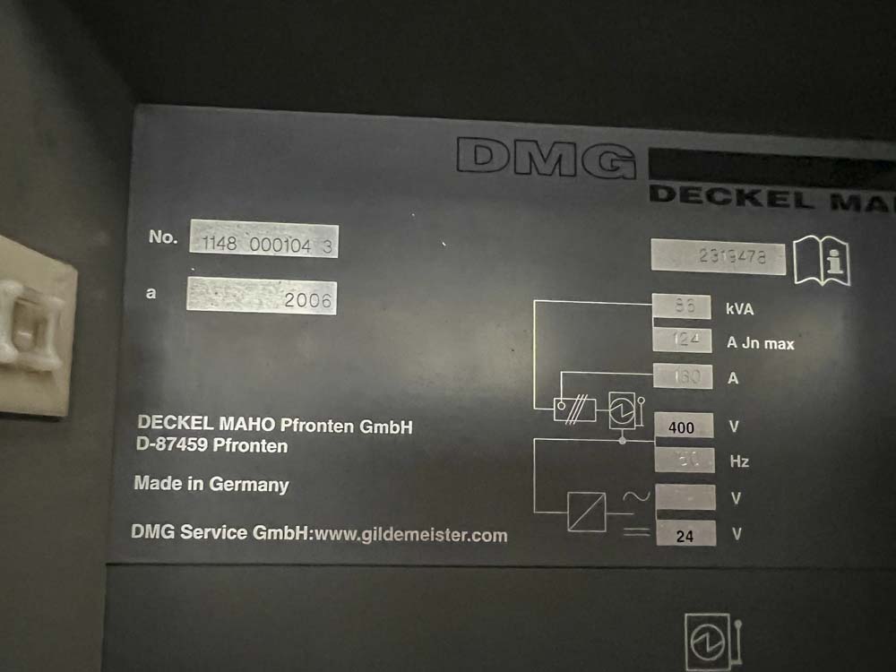 DMG DMC 100 U duoBLOCK (CNC0382) • 3axis Group